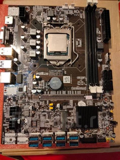 Новая Материнская плата для майнинга B75 8 карт + CPU G1620 ...