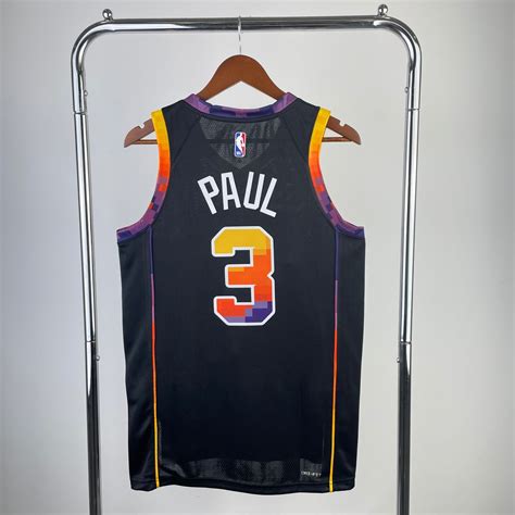 Phoenix Suns 2023 24 Jordan Brand Black Swingman Jersey Statement Ed
