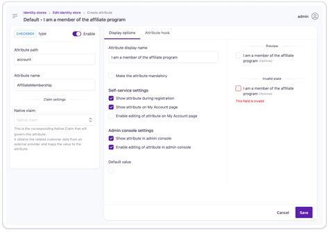 Checkbox Type