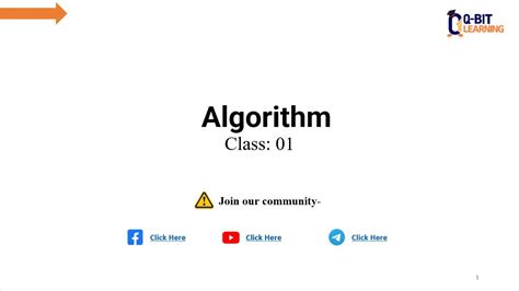 Class 01 Algorithm Batch 02 Q Bit Learning Youtube