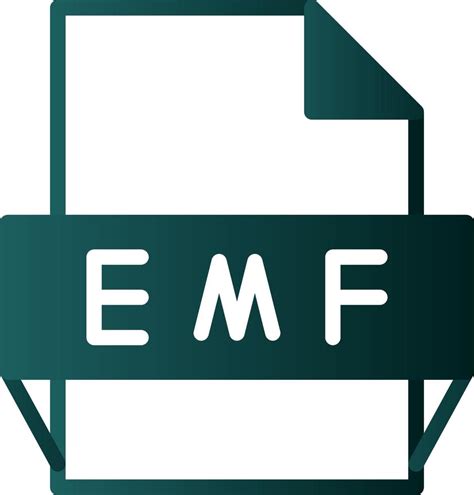 Emf File Format Icon 15581128 Vector Art At Vecteezy