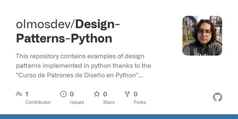 Github Olmosdevdesign Patterns Python This Repository Contains