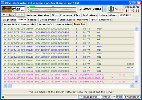 Server Trace Log