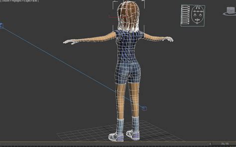 卡通女孩 3d模型 39 Max Free3d
