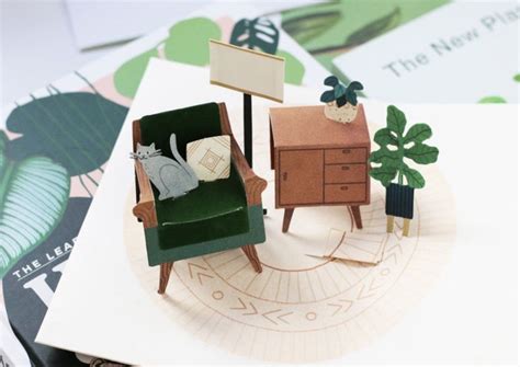 Dwell Uwp Luxe Pop Up Greeting Card