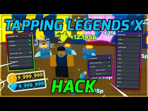 roblox tapping legends x pastebin scritp hack gui unlimited clicks