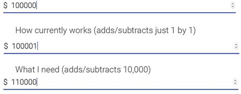 Set Angular Material Input Typenumber Increment To More Than One
