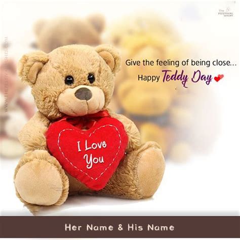 Write Name On Teddy Bear 2024 Images Love Quotes Download