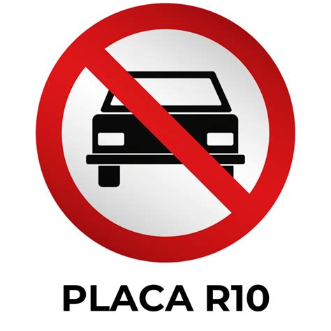 Placa R3 Sentido Proibido Setas Sinalização Loja Online