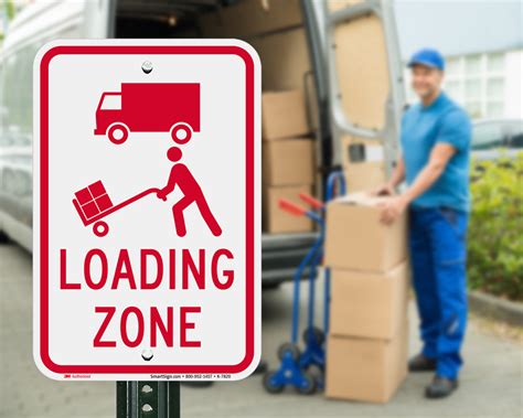 Loading And Unloading Zone Signs Free Shipping From MyParkingSign