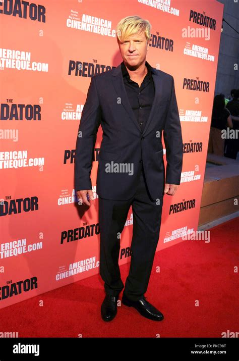 Hollywood California Usa 12th Sept 2018 Actor Jake Busey Attends