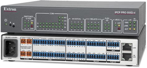 Ipcp Pro 555q Xi Ip Link Pro Xi Control Processors Extron