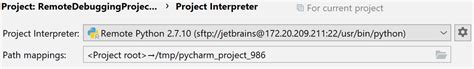 Remote Debugging With PyCharm Help PyCharm