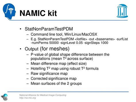 PPT Non Parametric Statistical Permutation Tests For Local Shape Analysis PowerPoint