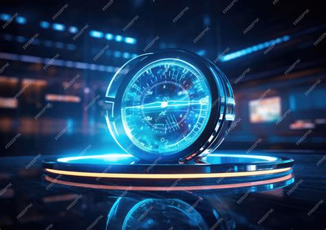 Premium Photo A Photorealistic Rendering Of A Timer Clock In A