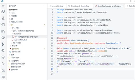 Develop A CAP JAVA App Using SAP Business Application Studio SAP Tutorials
