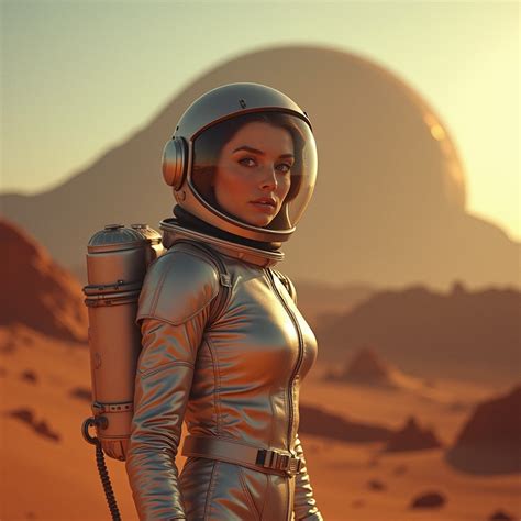 Goddess Of Mars In Pinup Style Ai Art