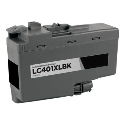 Compatible Brother Lc401xl 4 Set Ink Cartridges 1 Each Of Black Cyan