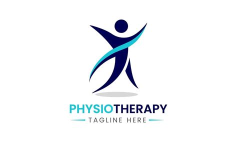 Ai Generated Physiotherapy Vector Icon Sign Symbol Logo Design Template