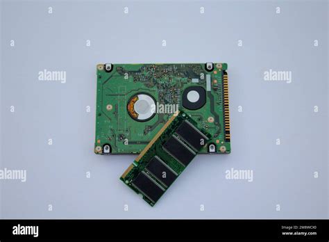 Image Of A Ram Memory And A Hard Disk Of A Computer Technological