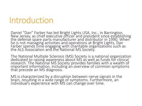 An Overview Of Common Ms Symptoms Ppt