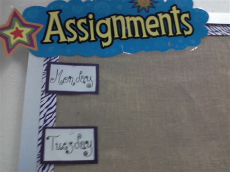 The Road To Organization Assignment And Missing Work Bulletin Board