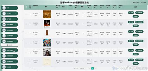 springboot毕设 基于andriod的图书借阅系统 程序 论文 csdn博客