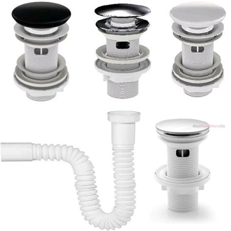 Sifon Siphon Pop Up Ablaufventil Waschbecken Abfluss Ablaufgarnitur