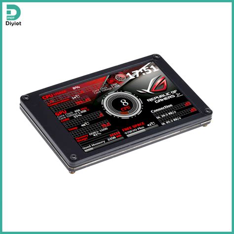 Diymore Inch IPS USB Mini Screen AIDA PC CPU RAM HDD Data Monitor Computer Temperature