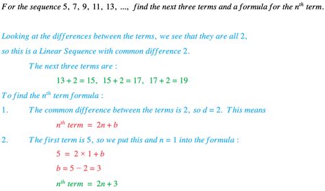 edexcel igcse maths 复习笔记 3 1 2 sequences linear 翰林国际教育