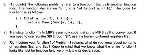 1 10 Pts Implement The Following C Code In Mips