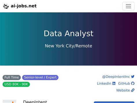 [hiring] data analyst remote r ai ml jobs