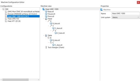 Machine Configuration Editor