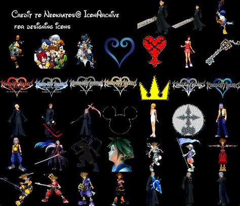 Kingdom Hearts Icons 35 Icons By Squilliamfancysoniii On Deviantart