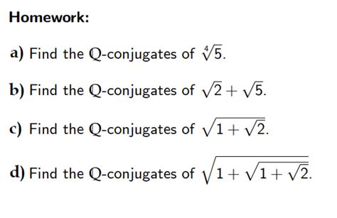 solved field extentions subject splitting fields please