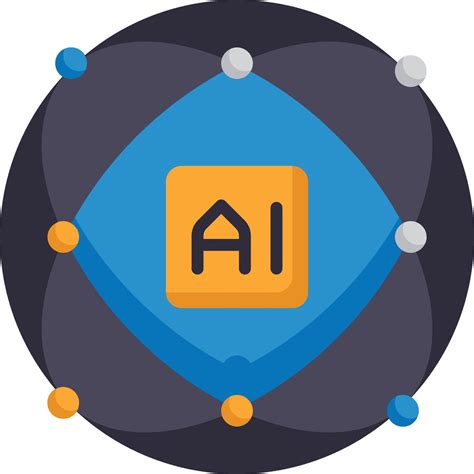 The Ai Logo Is Shown In A Circle 53358215 Vector Art At Vecteezy