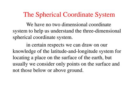 Solution Notes On Mathematical Physic The Spherical Coordinate System