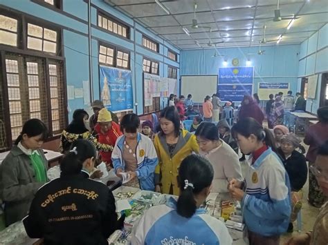 ဟုမ္မလင်း၌ သက်ကြီးဘိုးဘွားများ ကျန်းမာ ရေး စောင့်ရှောက်မှု ဆောင်ရွက်ပေး