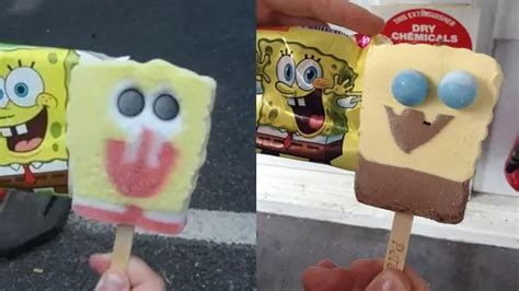 6 Potret Es Krim Spongebob Squarepants Ini Nyeleneh Kocak Hot