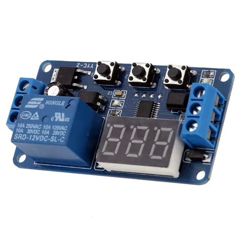 12V LED Display Automation Digital Delay Timer Control Switch Relay Module MechBlock