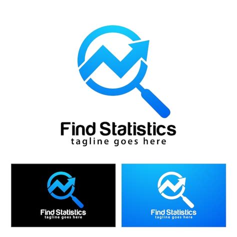 Find Statistics Logo Design Template Premium Vector