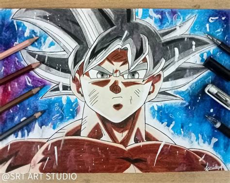 Goku Mastered Ultra Instinct Artwork By Sanidhyarawat On Deviantart