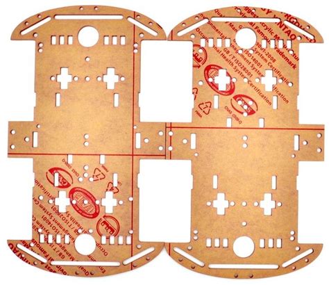 4wd Robot Chassis Acrylic 2 Pack Electra Store