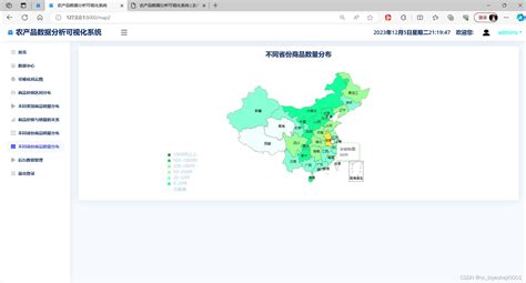 大数据农产品销售数据分析可视化系统 销量数据分析 django框架 python 计算机毕业设计（源码） 农产品市场可视化系统 csdn博客