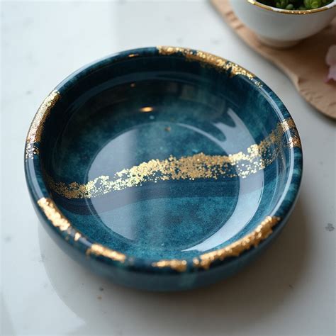 17 Stunning Ideas For Marble Jewelry Dish With Gold Foil Craftering