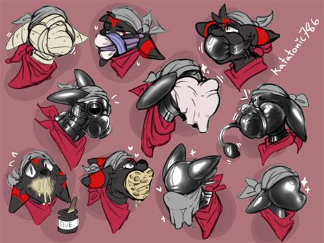 Rule 34 Anthro Ball Gag Bandana Black Body Black Fur Bodily Fluids