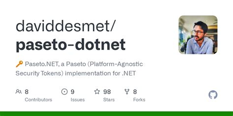 github daviddesmet paseto dotnet 🔑 paseto a paseto platform