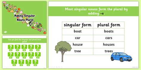 Making Singular Nouns Plural PowerPoint Twinkl