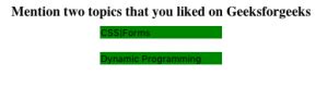 CSS Forms Styling GeeksforGeeks