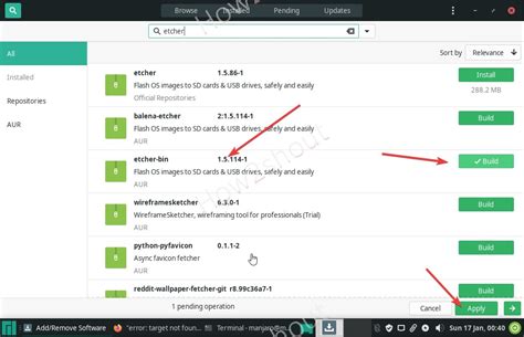 How To Install Balena Etcher On Manjaro Linux LinuxShout